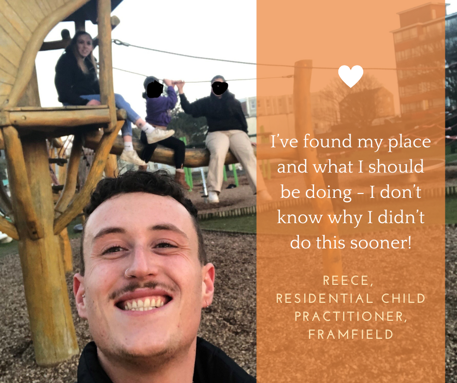 Is working as a residential childcare practitioner what Reece thought ...